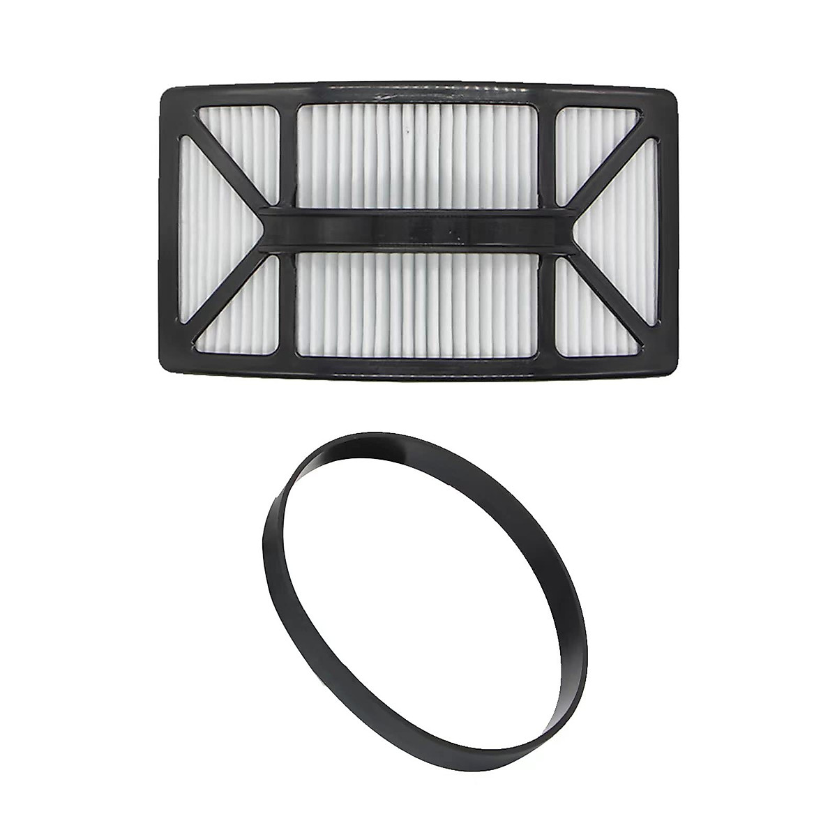 Aolleteau Filter Compatible with Bissell Vacuum 1790, 1792, Pet Vacuum 1793, 2488, 2486, 2487, 2492, 2490, 2489, 24899, 2491, 2494, 1307, 1309 (1 Pack Post-Motor Filter and 1 Pack Style 7/9/10 Belt)