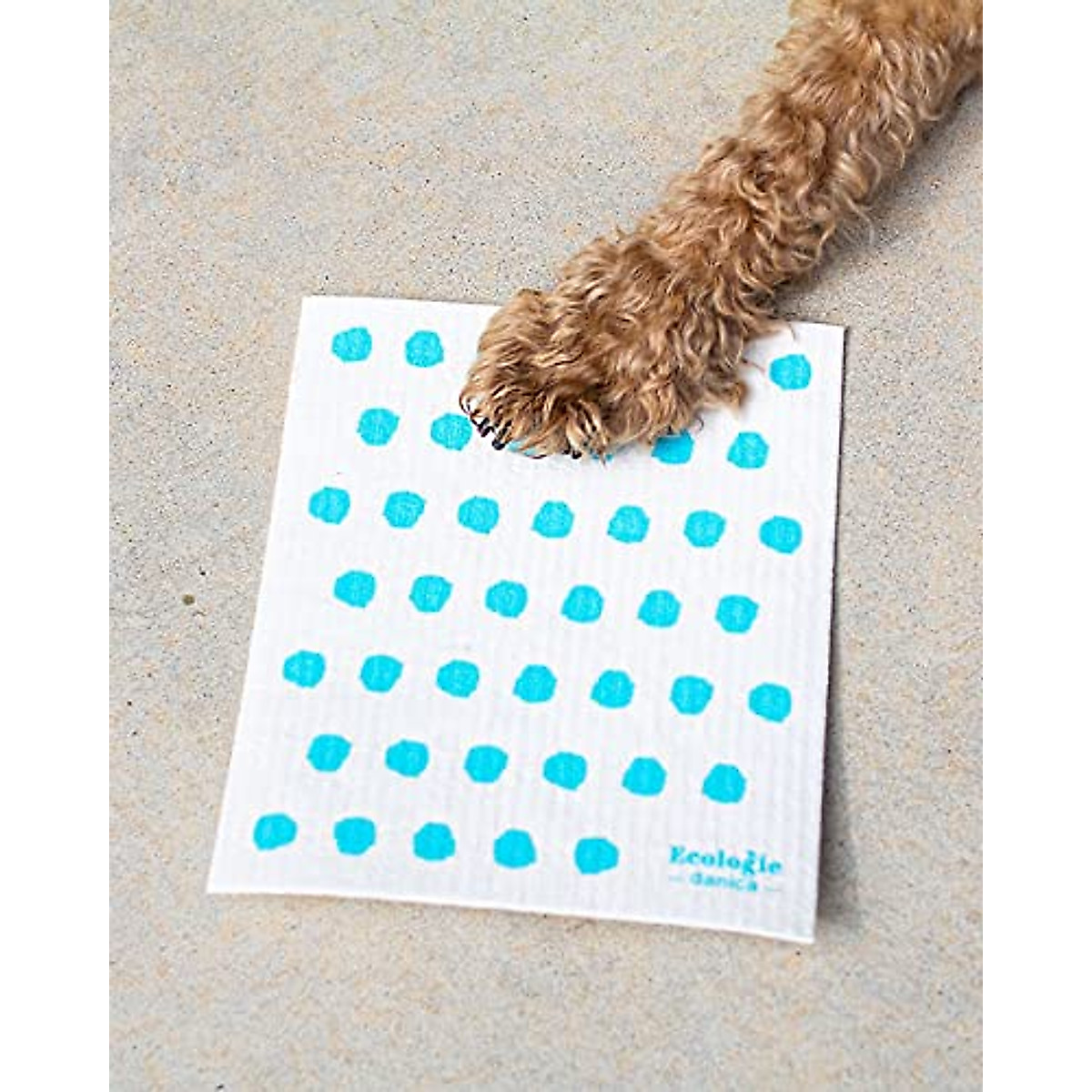 Ecologie Swedish Sponge Reusable Dishcloth, Bali Blue 2 Count