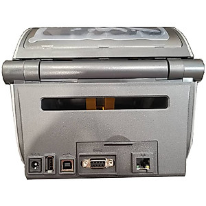 Ybpitt Zebra ZD621 300 DPI Thermal Transfer Desktop and Direct Thermal Printer with Tear Bar, USB, Bluetooth 4.1, Serial, Ethernet Connectivity - 6 IPS, 4.27 Print Width - ZD621T JTTANDS, Gray