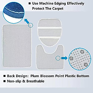 4 Pcs Durable Fabric African American Bathroom Shower Curtain Set,Bathroom Sets with Black Girl Shower Curtain and Rugs，with Toilet Lid Cover and Bath Mat