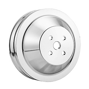 WeiSen Alternator ＆ 3V Crankshaft ＆ 2V Water Pump V-Belt Pulley Kit Compatible with 1969-UP Small Block Ford 302 351w 351C 351W 351M 400 V8 5.0L