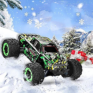 WIAORCHI 1:18 Scale 2.4Ghz All-Terrain RC Cars, 40KM/H High Speed 4WD Remote Control Car for Adults Kids, Waterproof Off -Road RC Monster Trucks with 2 Batteries for 40Min Play, RC Toys Gifts for Boys