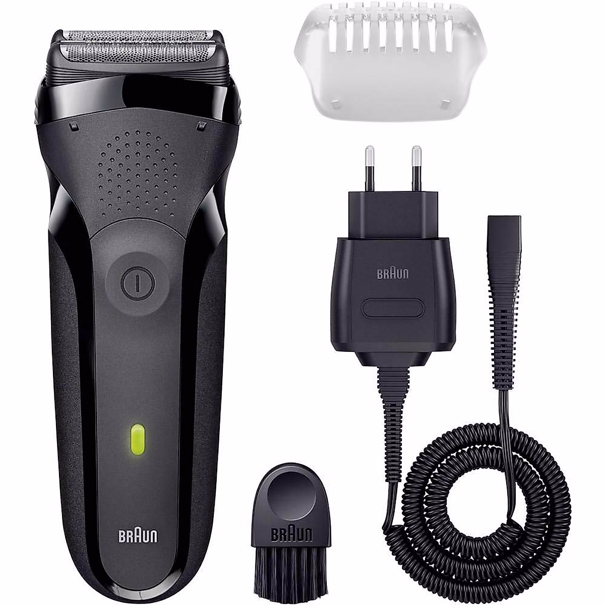 Braun Series3 300s Men Electric Clean Shaver Rechargeable Waterproof Razor Black
