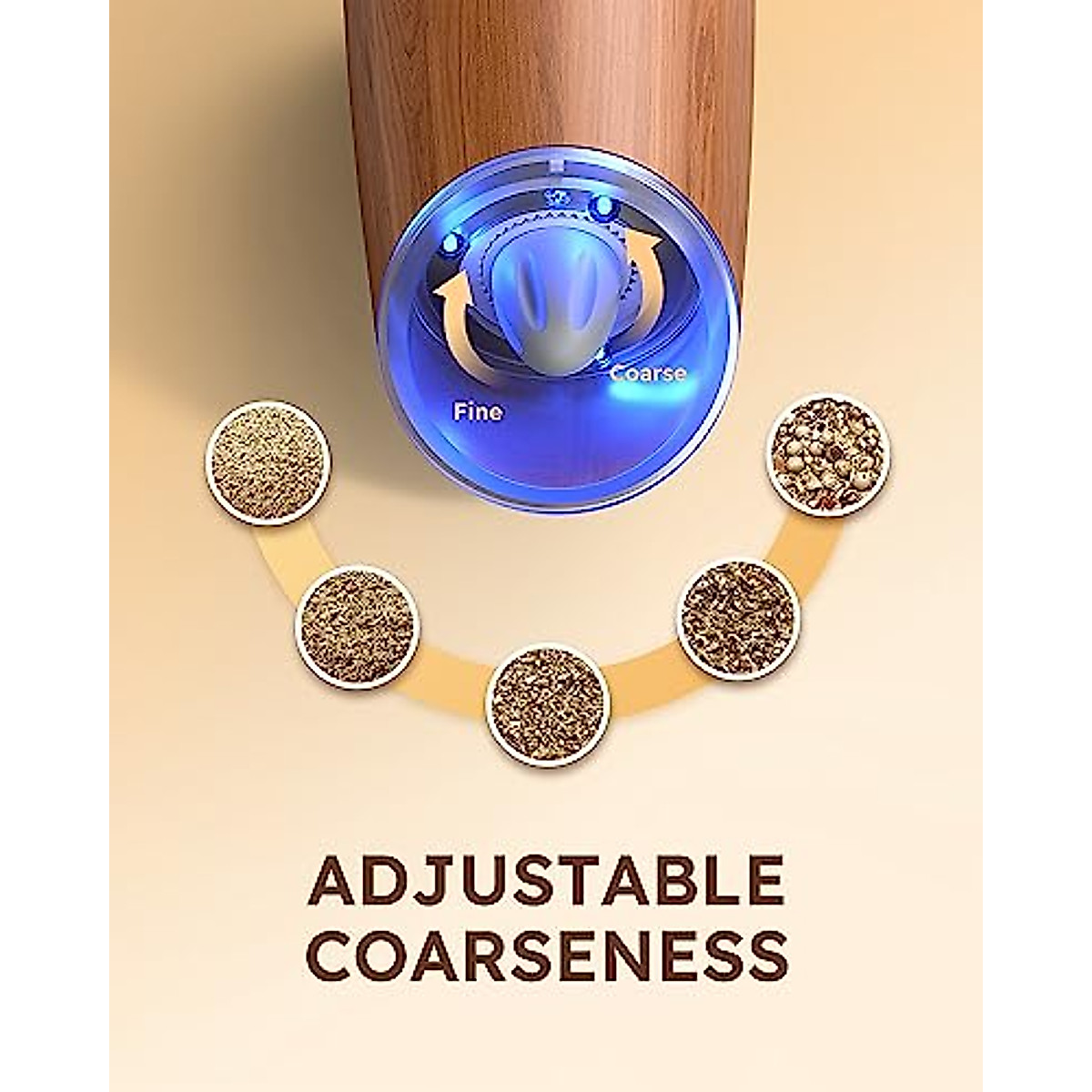 𝐔𝐩𝐠𝐫𝐚𝐝𝐞𝐝 𝟗𝐨𝐳 𝐗𝐋 𝐂𝐚𝐩𝐚𝐜𝐢𝐭𝐲 Sangcon Gravity Electric Salt and Pepper Grinder Set Battery Powered Refillable Automatic Operation Adjustable Coarseness Mill Grinder Shakers Set