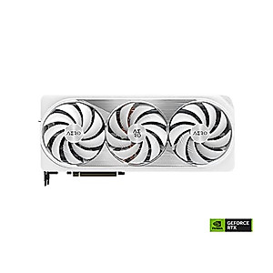 Gigabyte GV-N4090AERO OC-24GD GeForce RTX 4090 AERO OC 24G Graphics Card, 3X WINDFORCE Fans, 24GB 384-bit GDDR6X, Video Card