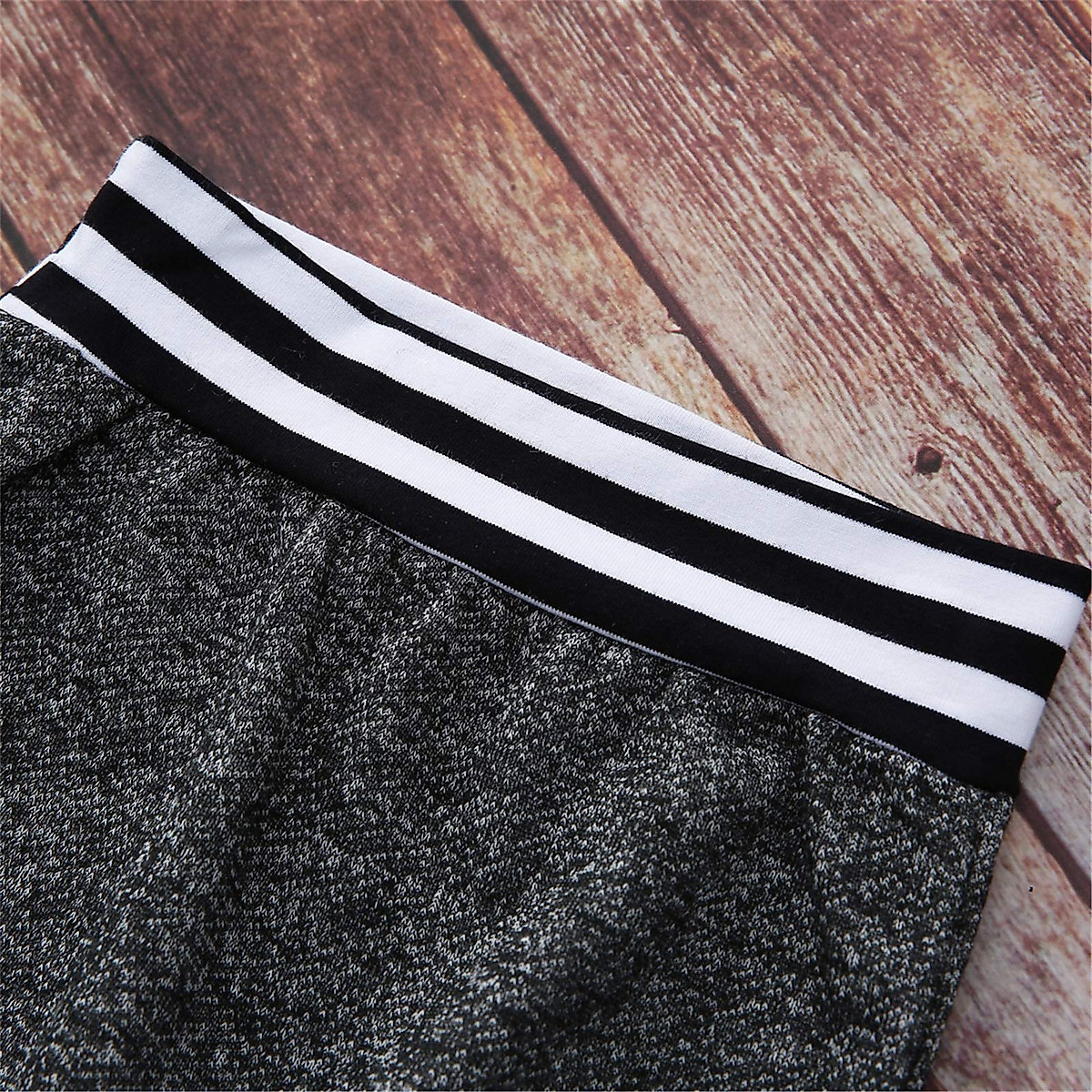 Tikoubabe Baby Boy Clothes Stuff Infant Summer 3 Piece Outfits Newborn Cute Letter Printed Romper Short Sleeve + Pants + Hat New To The Crew White Grey 0-3 Months 70CM