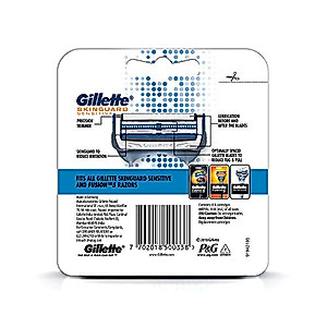Gillette Skinguard Manual Shaving Razor Blades- pack of 8 cartridges