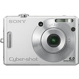 Sony Cybershot DSCW30 6MP Digital Camera with 3x Optical Zoom