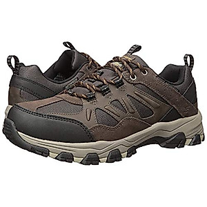 Skechers Men's Selmen-Enago Trail Oxford Hiking Shoe, Chocolate, 13 Extra Wide US