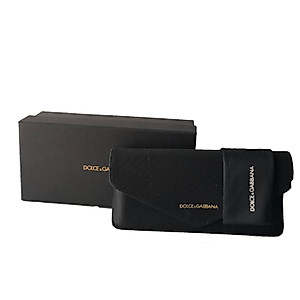 Dolce & Gabbana DG6187 501/87 53MM Black/Dark Grey Rectangular Sunglasses for Women + BUNDLE With Designer iWear Eyewear Kit