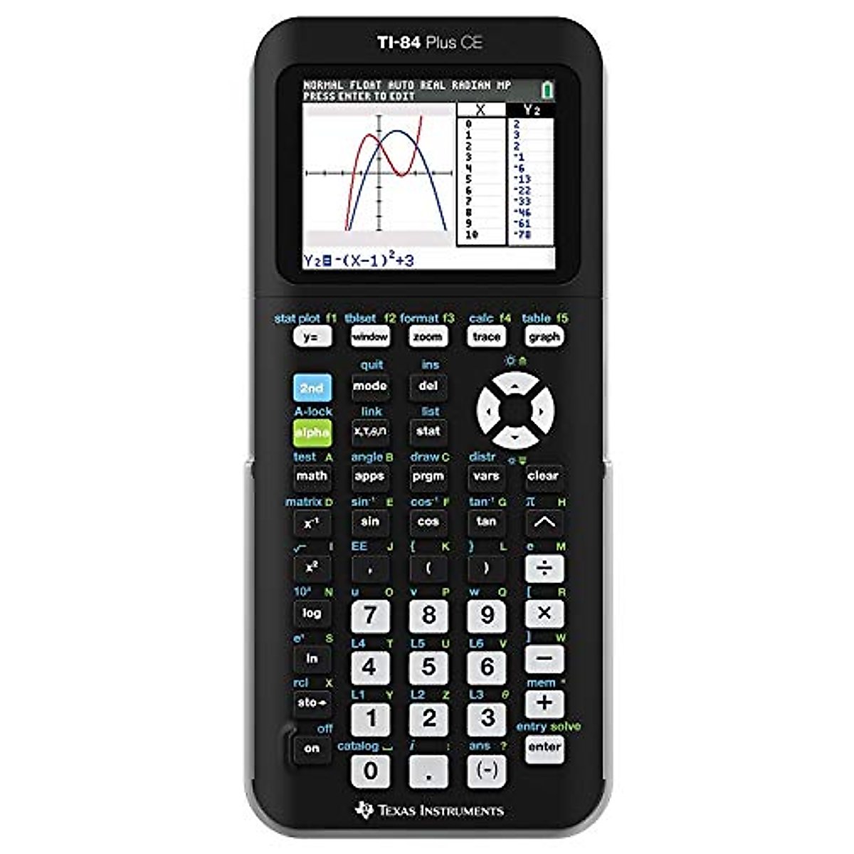 Texas Instruments TI-84 Plus CE Graphing Calculator, Black