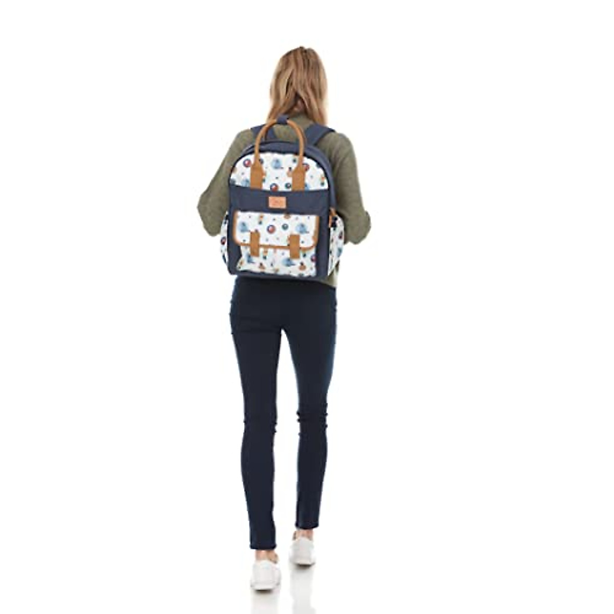 Disney Baby Diaper Bag, Winnie The Pooh Double Hnadle, Backpack