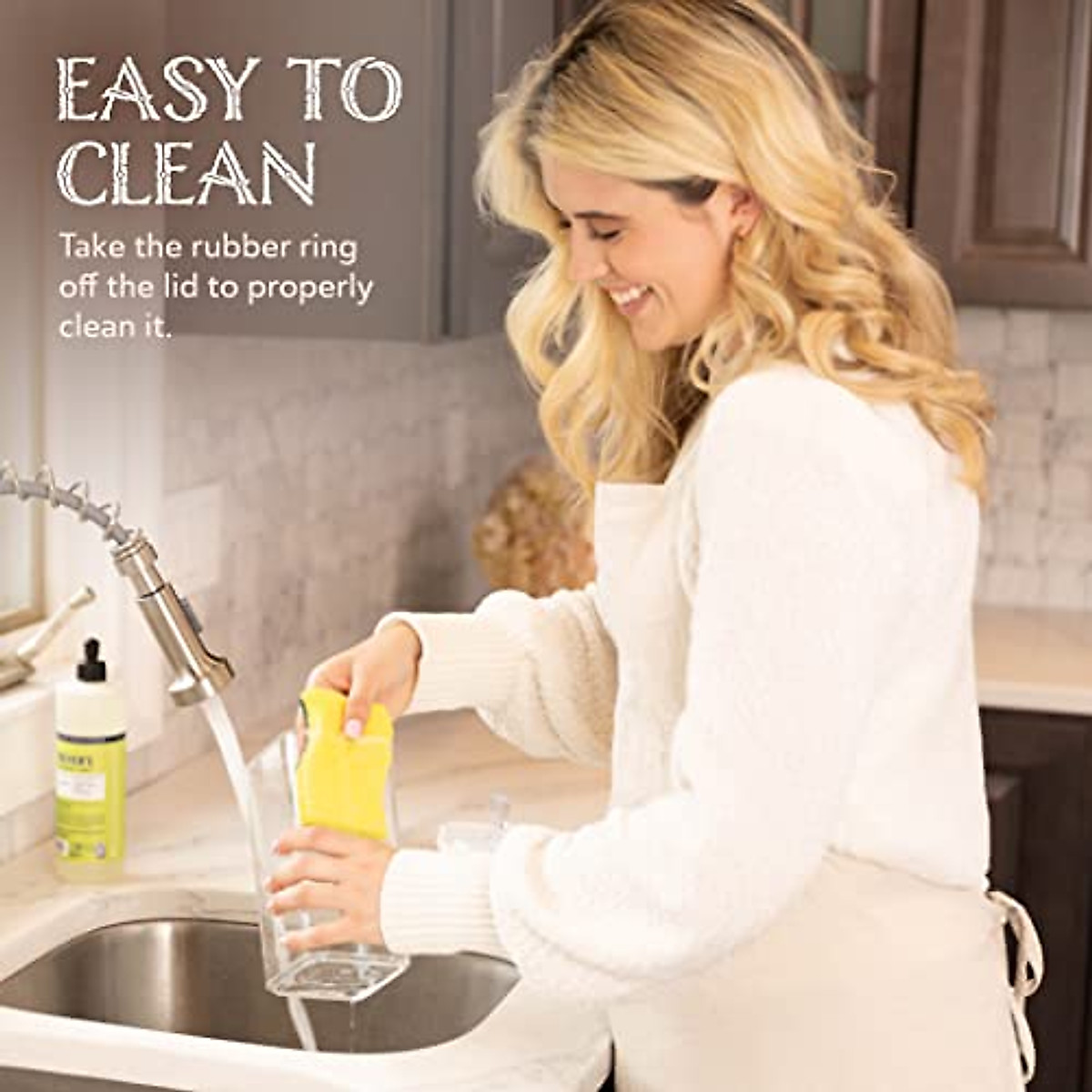 Airtight Food Storage Containers - Clear Plastic, Lid Lock, Reusable Stickers, Various Sizes, BPA Free. Perfect Dry Food Storage Organization for Kitchen and Pantry. (Set of 7)