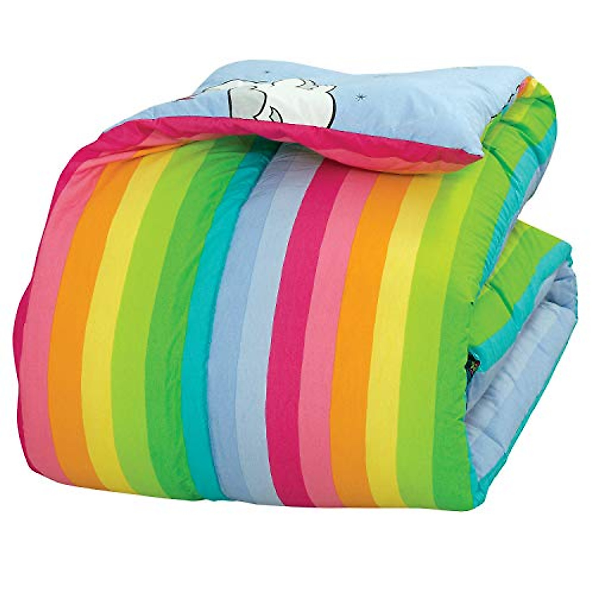 Kidz Mix Rainbow Unicorn Bed in a Bag, Twin
