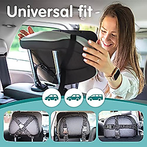 Onco Baby Car Mirror Rear-facing - Platinum Award Winning Car Mirror Baby Rear Facing Seat, Baby Essentials for Newborn, 100% Shatterproof Baby Mirror for Car, 360° Car Seat Mirror Rear Facing Infant