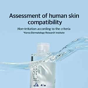 ROUND LAB 1025 Dokdo Toner 6.76 Fl Oz, Oil Control and Reduces Excess Sebum, Gentle Exfoliating Facial Toner, Deep Sea Water for Moisturization, Soft Finish Without Stickiness, Korean Skin Care