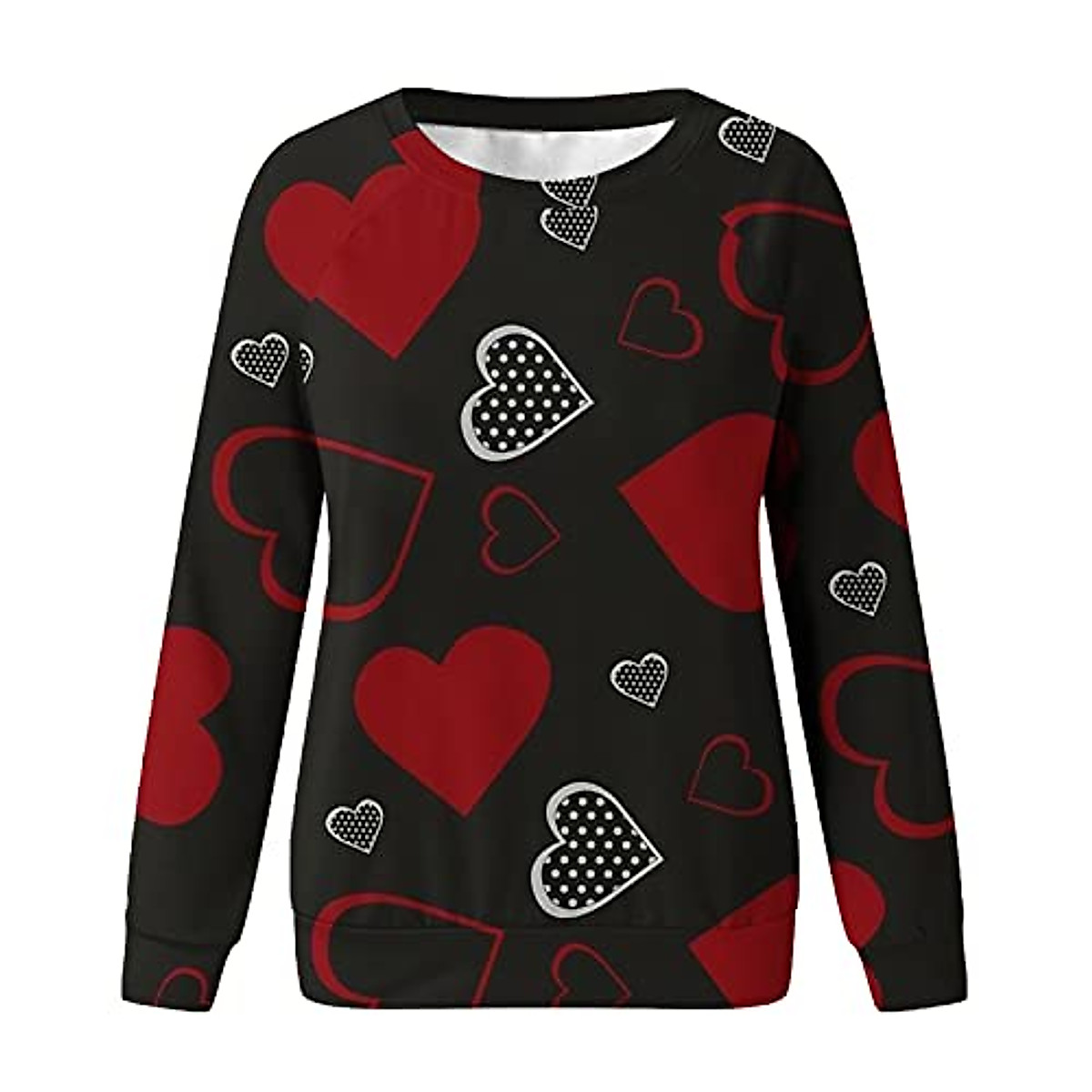 Funny Valentine T Shirts Ffor Women Trendy New Years Eve Top Stocking Stuffers for Teens 2023 Black