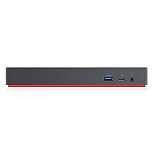 Lenovo USA ThinkPad Thunderbolt 3 Dock Gen 2 135W (40AN0135US) Dual UHD 4K Display Capability, 2 HDMI, 2 DP, USB-C, USB 3.1, Black