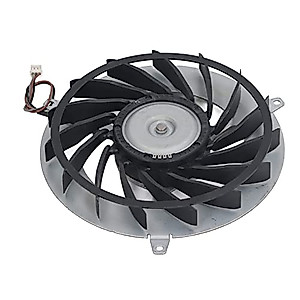 Weojeviy 15 Blades Cooling Fan Replacement for PS3 Game Console Internal Heat Dissipation Fan 12V 2.65A