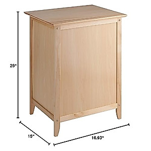 Winsome Wood Henry Accent Table, Natural, FURNITURE