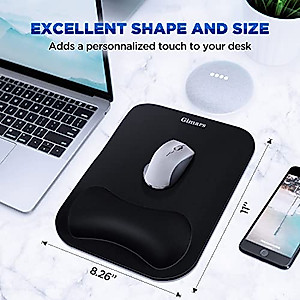 Gimars Large Ergonomic Mouse Pad with Memory Foam Wrist Rest