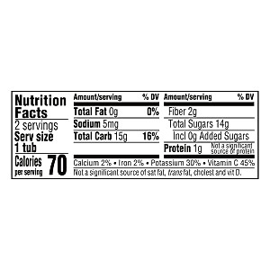 Gerber 2nd Food Baby Food Peach Puree, Natural & Non-GMO, 4 Ounce Tubs, 2-Pack