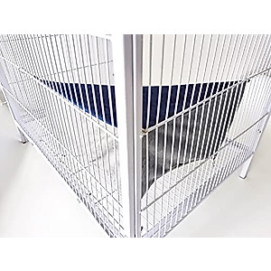 VEDEM Guinea Pig Hideout Cage Corner Cave Warm Hideouts for Small Animals, Guinea Pigs, Chinchilla, Rats, Ferrets (Navy)