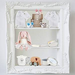 Stephan Baby Silver-Plated Keepsake Trinket Box; Lid Holds a 2" X 2" Photo