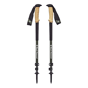 Alpine Carbon Cork Trekking Poles - Tundra