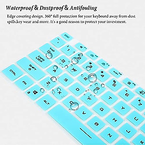 Keyboard Cover for 15.6" ASUS TUF Dash F15 FX516 FX516PM FX516PR TUF516PE/15.6" 14" ASUS ROG Zephyrus G15 GA503 G14 GA402,16" ASUS Zephyrus M16 GU603/13.4" ASUS ROG Flow X13 GV301QH Skin-Mint