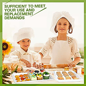 20 Pieces Rectangle Plastic Serving Trays Set 15 x 8 Inch White Rectangle Food Trays Decorative Catering Cookie Plastic Fast Food Trays Disposable Serving Platter for Party Buffet Wedding Parties