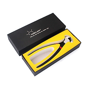 Guitar Fretwire and Bridge Pins Puller, 8-Inch End Cutting Plier for Fret Wire Work, Specially Hardened Stainless Steel Jaws, Cuts Wire and String Neatly, Luthier Repair Tool, Black