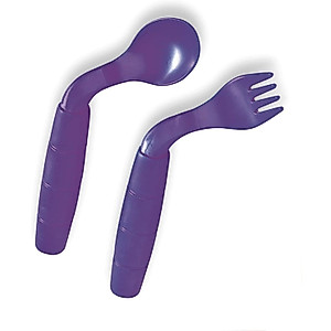 Easie Eaters Fork and Spoon(Style=Left Handed)