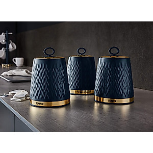 Tower Empire Kitchen Storage Canisters, Tea Coffee Sugar Set