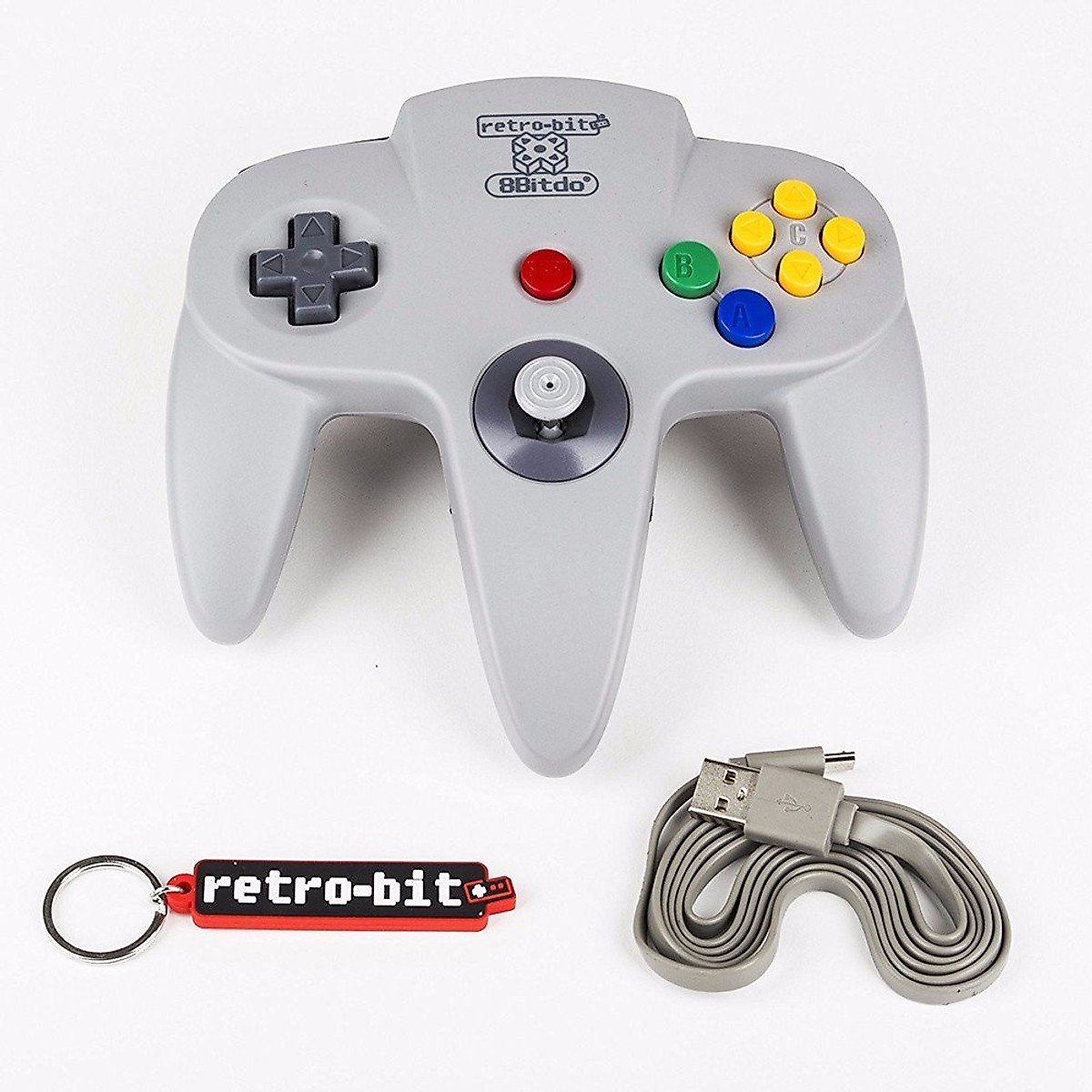 Retro - Bit 8Bitdo RB8-64 Wireless Bluetooth N64 Styled Controller for iOS, Android, PC, Mac, Linux