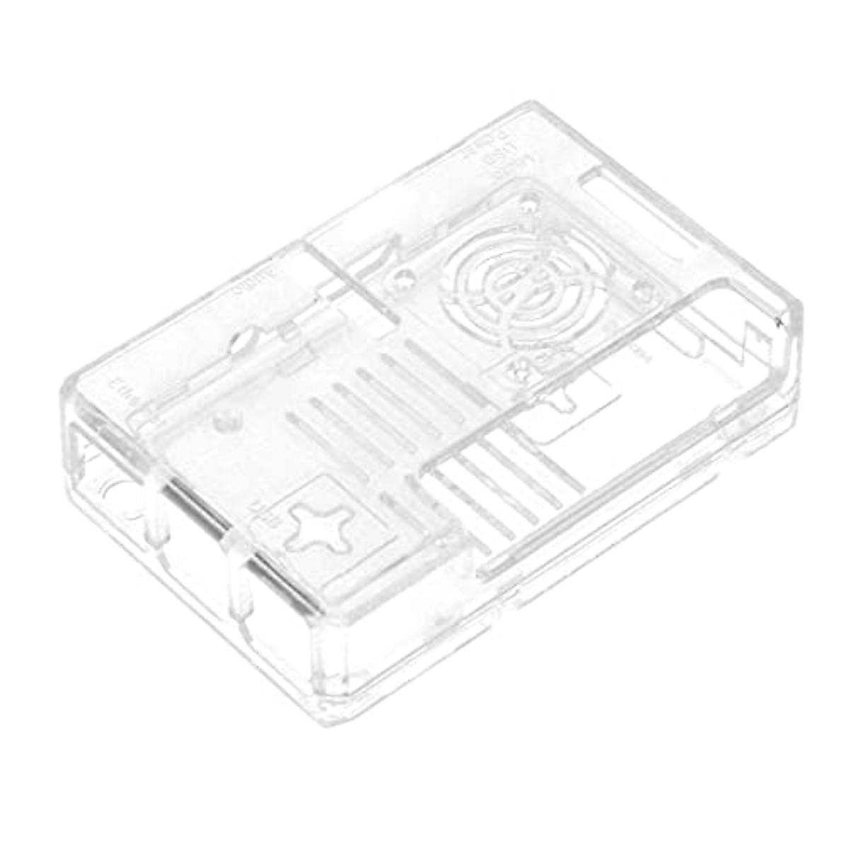 Transparent Case for Raspberry Pi ABS Cover Protective Clear Enclosure Case for Raspberry Pi 3 Plexiglas Klar Transparent durchsichtig, belüftet