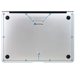 GODSHARK Replacement Screws Set for MacBook Air 11 inch A1370 A1465 2010-2017, 10pcs Unibody Bottom Case Cover P5 Pentalobe Repair Replacement Notebook Laptop PC Computer Screw