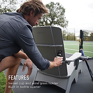 Ledge Lounger - Mainstay Ultimate Adirondack - Resin Adirondack Patio Chairs - UV Stable & Weather Resistant - All Weather Outdoor Furniture - for Use on Sundeck, Patio, & Waterfront - White