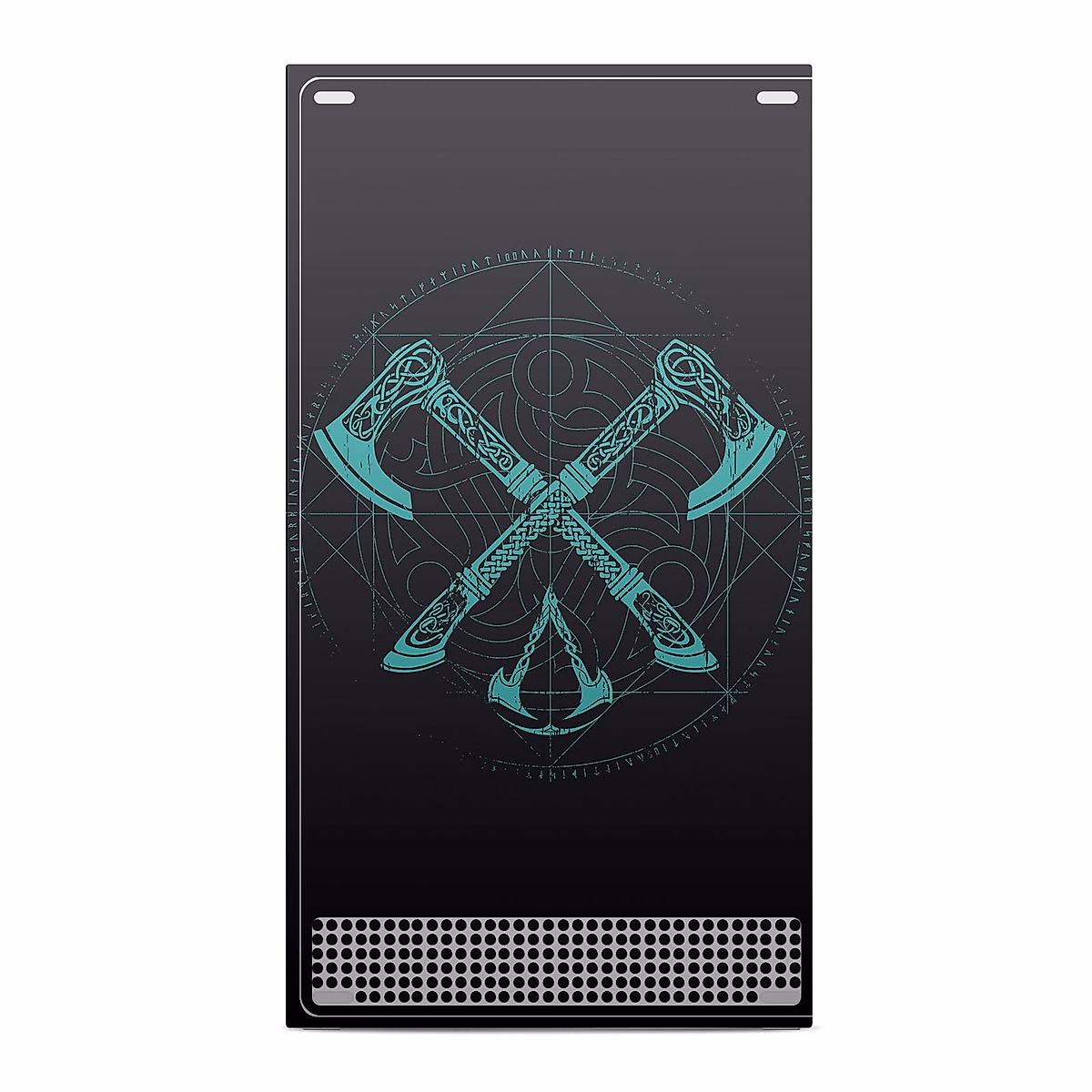 Head Case Designs Officially Licensed Assassin's Creed Dual Axes Valhalla Key Art Vinyl Sticker Gaming Skin Decal Cover Compatible With Xbox Series S Console