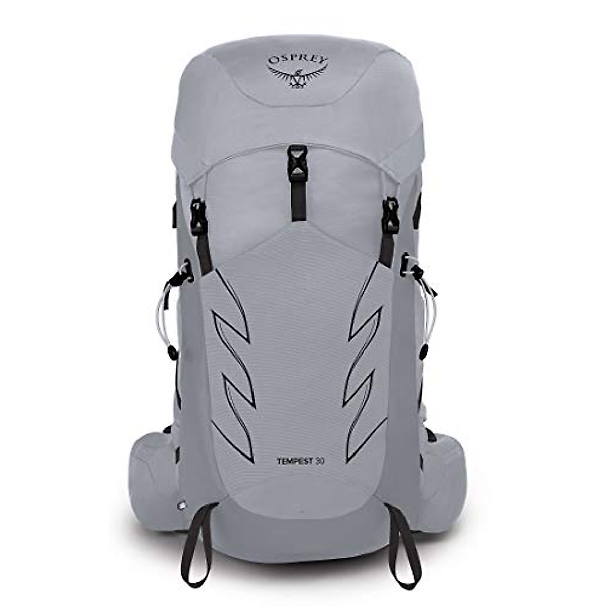 Osprey Tempest 30L Women's Hiking Backpack with Hipbelt, Aluminum Grey, WM/L