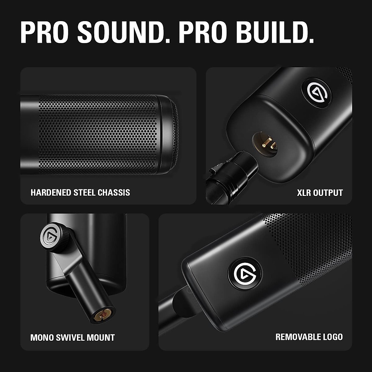 Elgato Wave DX with Cable - Dynamic XLR Microphone with 10ft/3m XLR Cable, Speech optimised for Podcasting, Streaming, Broadcasting, No Signal Booster Required, Works with Any Interface, PC/Mac