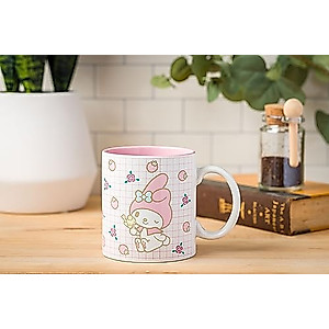 Silver Buffalo Sanrio Hello Kitty and Friends My Melody Ceramic Mug, 20 Ounces