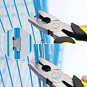 1200 Pieces Wire Cage Clips Rabbit Cage Clips Cage Building Clips for Quail Pigeon Chicken Pet Dog Cat Cage