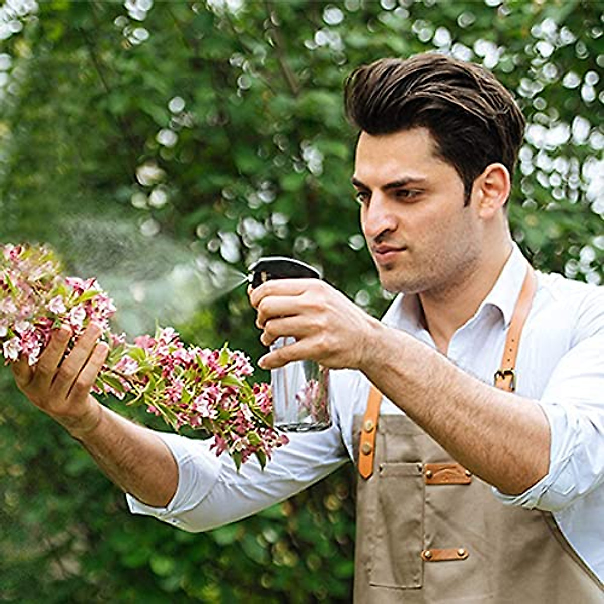 Plant Mister Water Spray Bottle - Fine Mist Spray Bottle for Flowers, Plants, Gardening, Cleaning Solutions - 10oz, Plastic