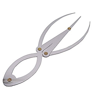 KAMILLEE Golden Mean Calipers Golden Ratio Calipers Stainless Steel Eyebrow Ruler 1:1.618 Measure Tool for Tattoo Makeup