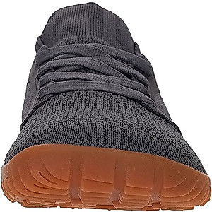 Joomra Womens Minimal Barefoot Road Running Shoes Size 8 Ladies Wide Width Climbing Hiking Trekking Trainer Walking Athletic Gym Workout Footwear Dark Grey 39