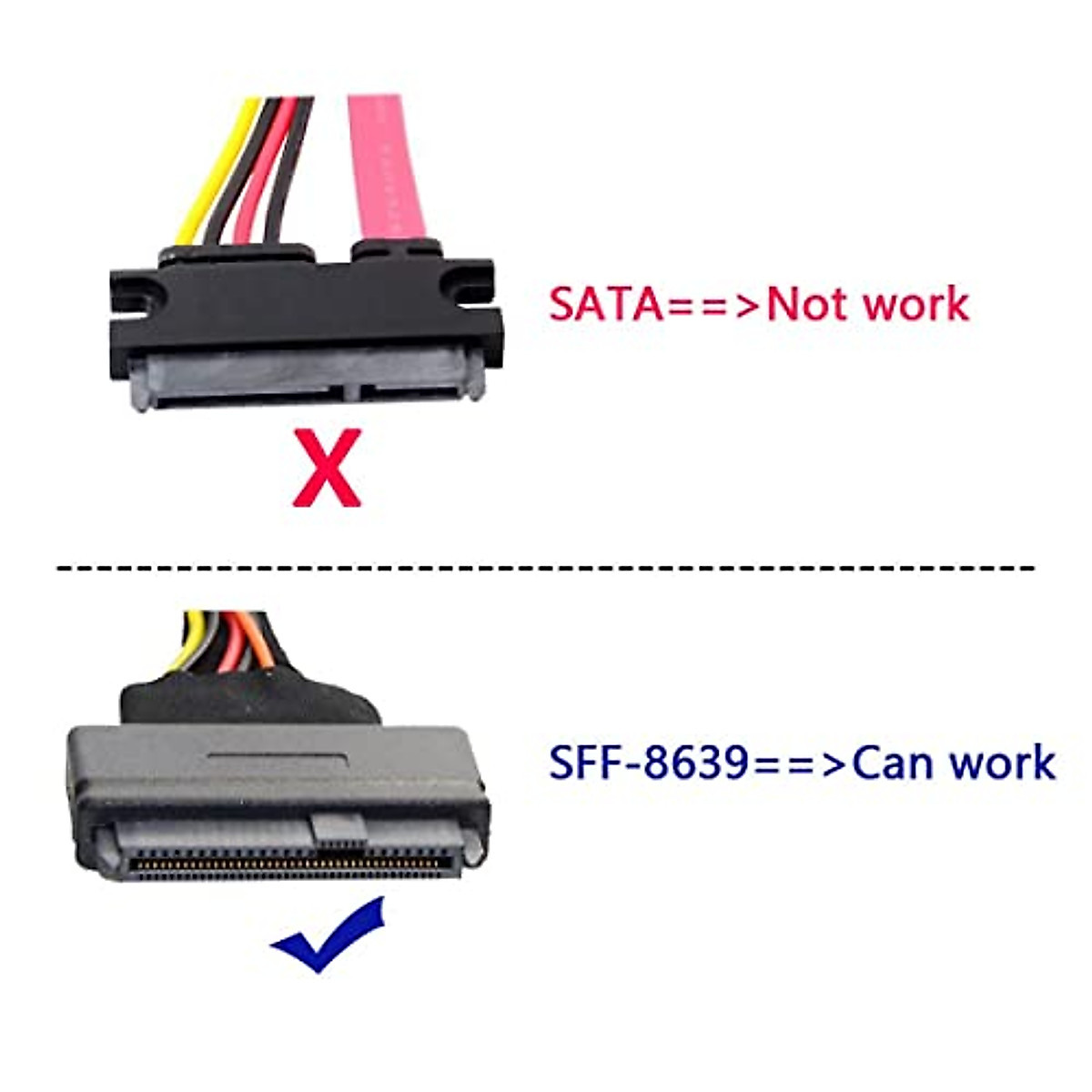 CHENYANG SFF-8639 NVME U.2 to NGFF M.2 M-Key PCIe SSD Case Enclosure for Mainboard PCI-E 4X SSD 750 p3600 p3700