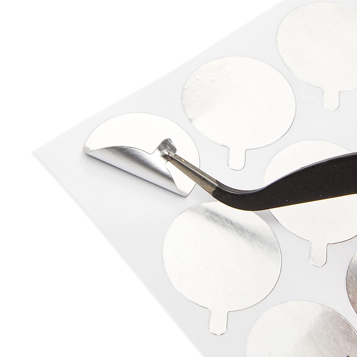 1500 Disposable Eyelash Stickers and 2 Jade Stones for Lash Glue, Tech Supplies