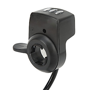 WEYI E Bike Throttle, Proper Design E Bike Accelerator Throttle Premium ABS for Repair