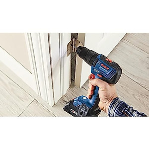 BOSCH GXL18V-233B25 18V 2-Tool Combo Kit with 1/2 In. Hammer Drill/Driver, Two-In-One 1/4 In. and 1/2 In. Bit/Socket Impact Driver/Wrench and (2) CORE18V® 4 Ah Advanced Power Batteries